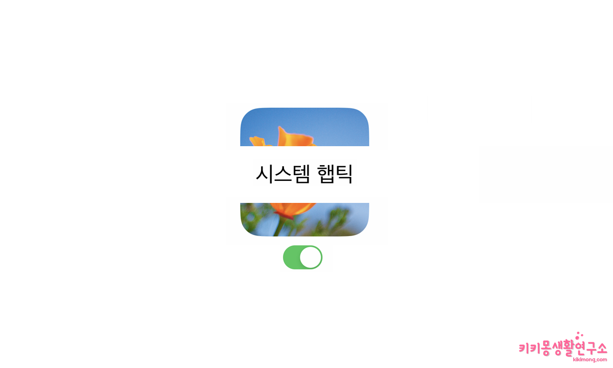 Iphone 시스템 햅틱 진동 변경하는 방법 키키몽 생활연구소